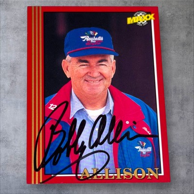 Bobby Allison 1992 MAXX RED #114 VINTAGE NASCAR HALL OF FAMER ...