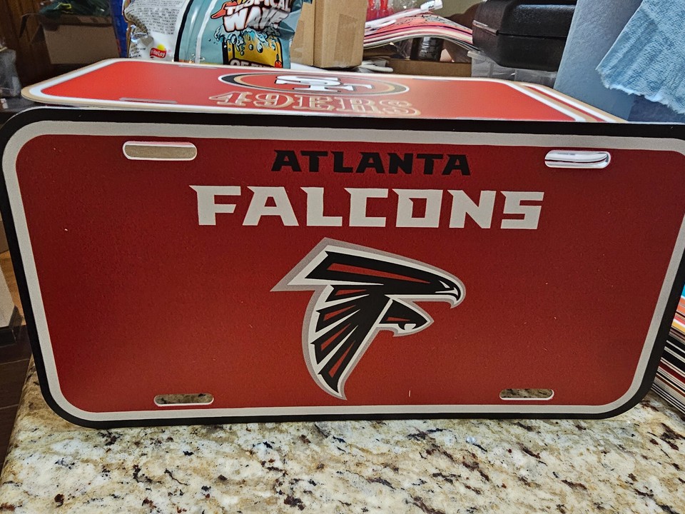 ATLANTA FALCONS NFL FOOTBALL CAR AUTO LICENSE PLATE NEW | eBay