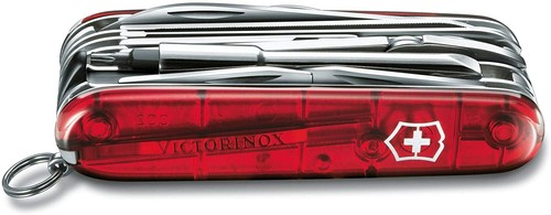 Victorinox Cybertool L In Red Transparent 32 Functions Pocket Knife New ...