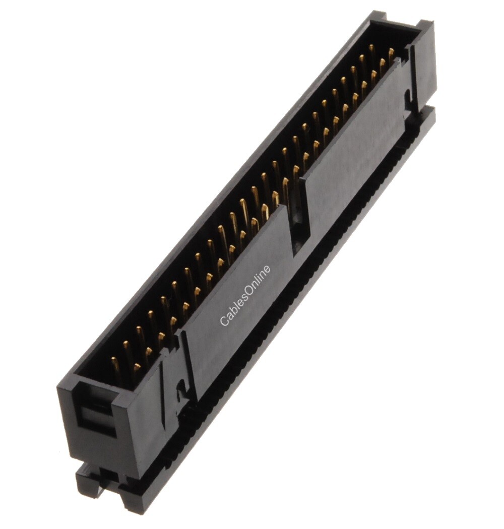 10-Pack 50-Pin Male IDC Flat Ribbon Cable Box Header 2.54mm Pitch ...