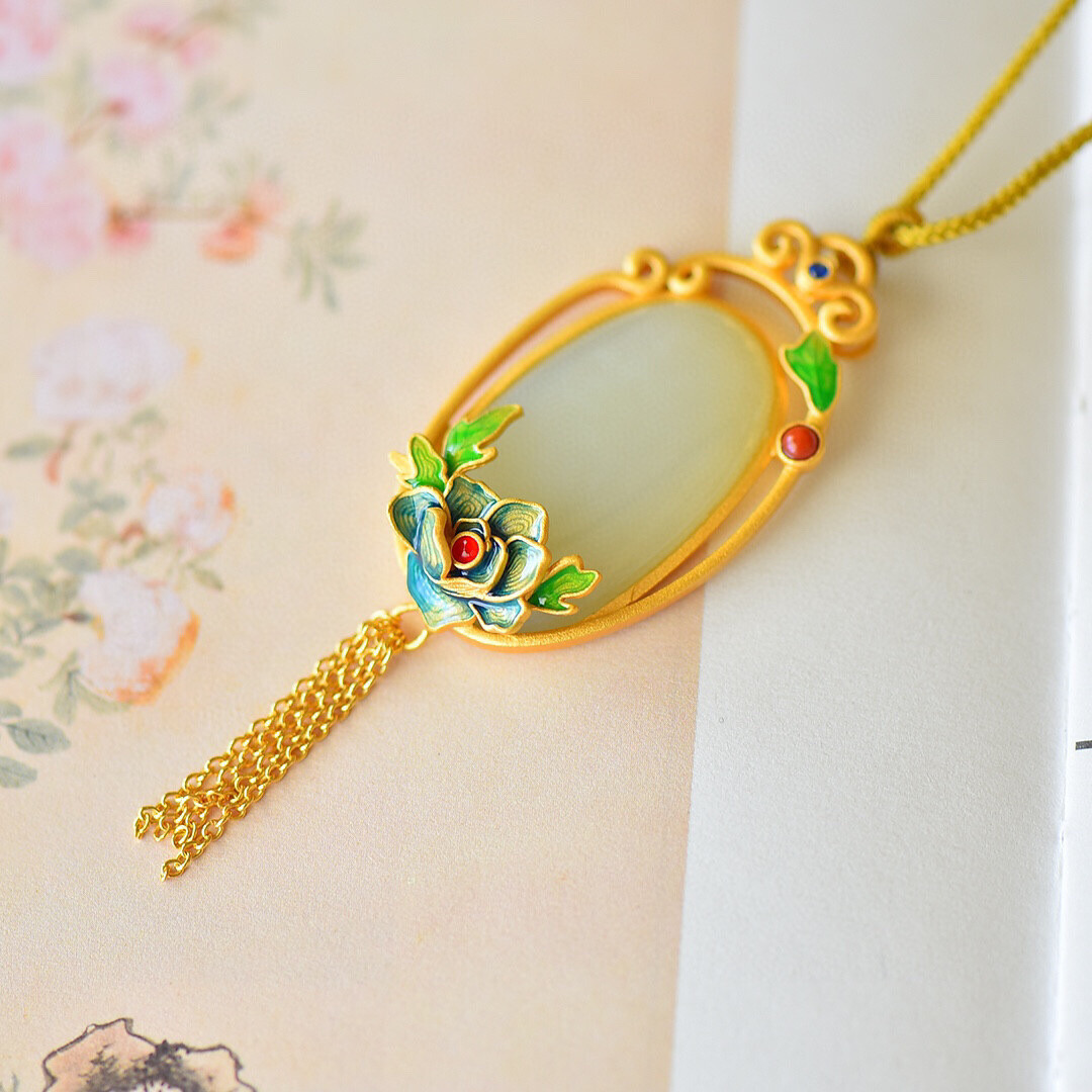 Ethnic Style Pendant Female Retro Chinese Style Cheongsam Hanfu Jewelry ...