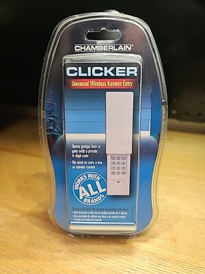 Chamberlain Clicker Universal Wireless Keyless Entry Garage Door Opener ...