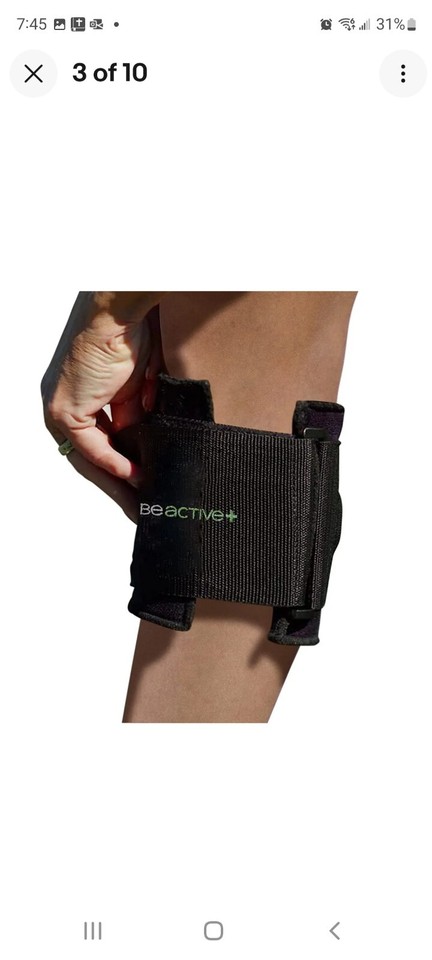 BeActive PLUS Instant Relief Acupressure Calf Brace for Sciatic Back ...