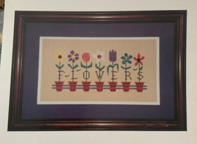 Glory Bee Cross Stitch PATTERN only Flowers | eBay
