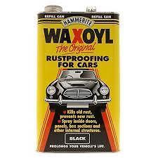 HAMMERITE WAXOYL RUSTPROOFING FOR CARS BLACK REFILL CAN 5 LITRE | eBay UK
