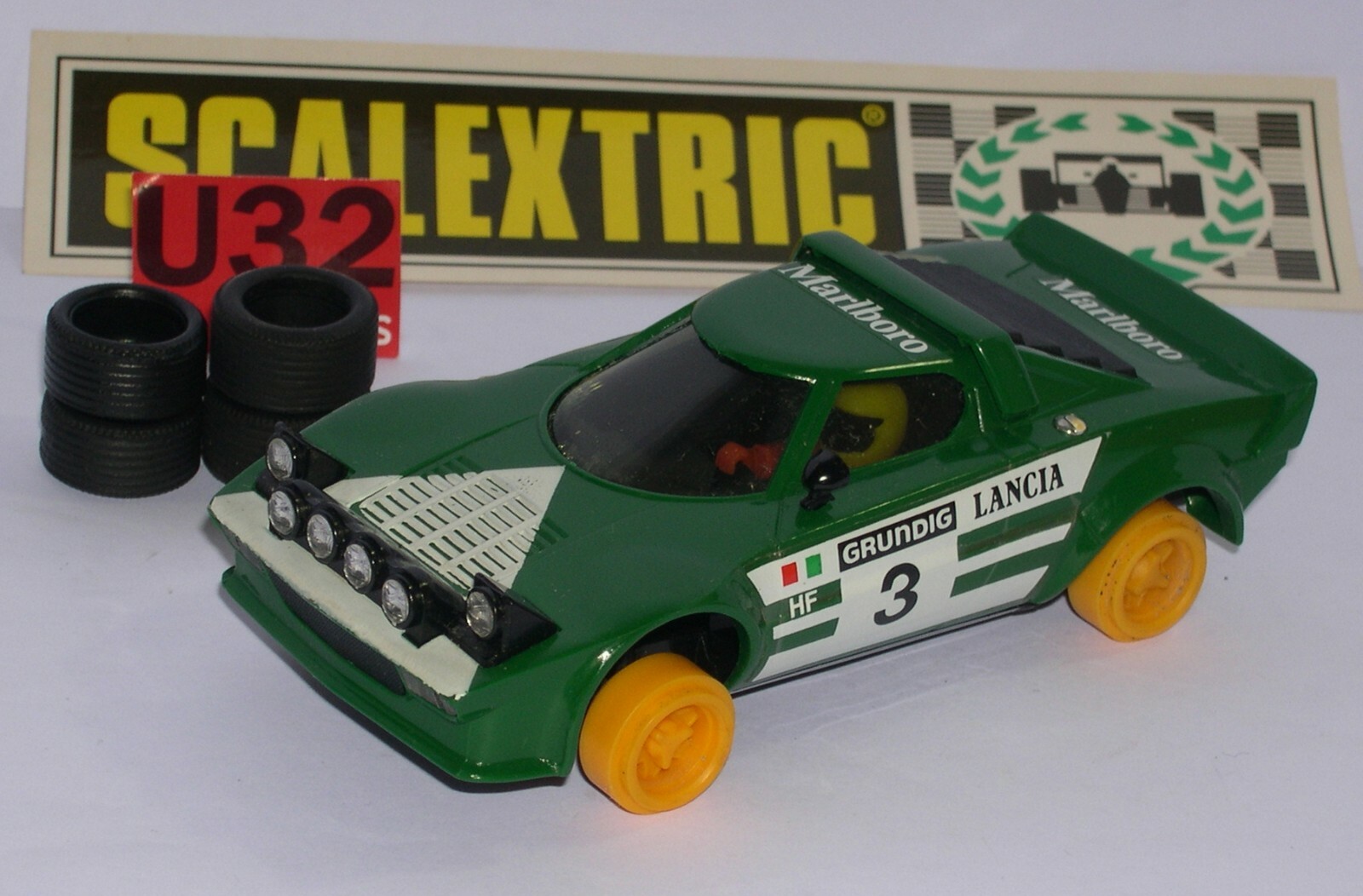 Scalextric Slot Car Exin C-4055 Lancia Stratos Hf #3 Green 2Nd Series ...