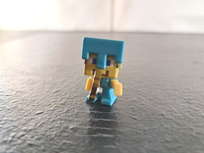 Minecraft Mini-Figures 1" Steve Diamond Armor Bow And Arrow Ender ...