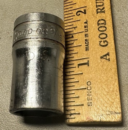 Snap On TW181, 9/16" - 1/2" Drive, 6 Point Chrome Socket. Owner Mark TW ...