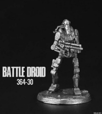 Metal Miniatures BATTLE DROID 364-30 model Statue Toys Desktop Game ...