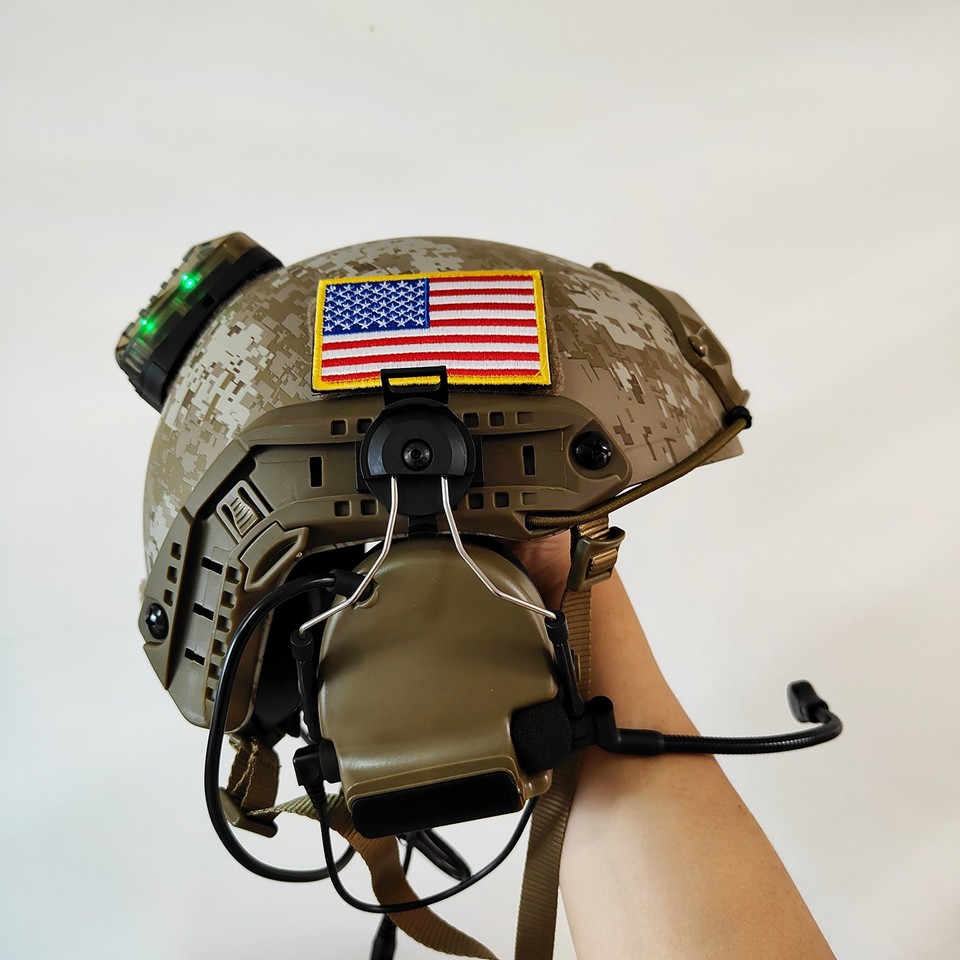 Tactical Equipment Set Fast Helmet Headset Signal Light Dummy Night ...