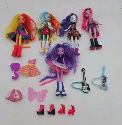 My Little Pony Rock Star Equestria Girls Lot Of 5 W/ Accessories | eBay