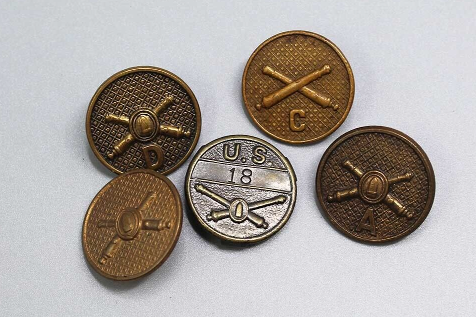 US Army Group of 5 Enlisted Collar Disks . FLU4833 | eBay