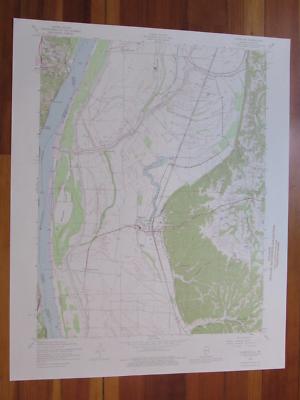 Valmeyer Illinois 1975 Original Vintage USGS Topo Map | eBay