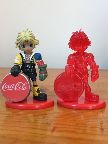 Final Fantasy X FF10 Tidus Coca Cola Small Plastic Figures Chibi ...