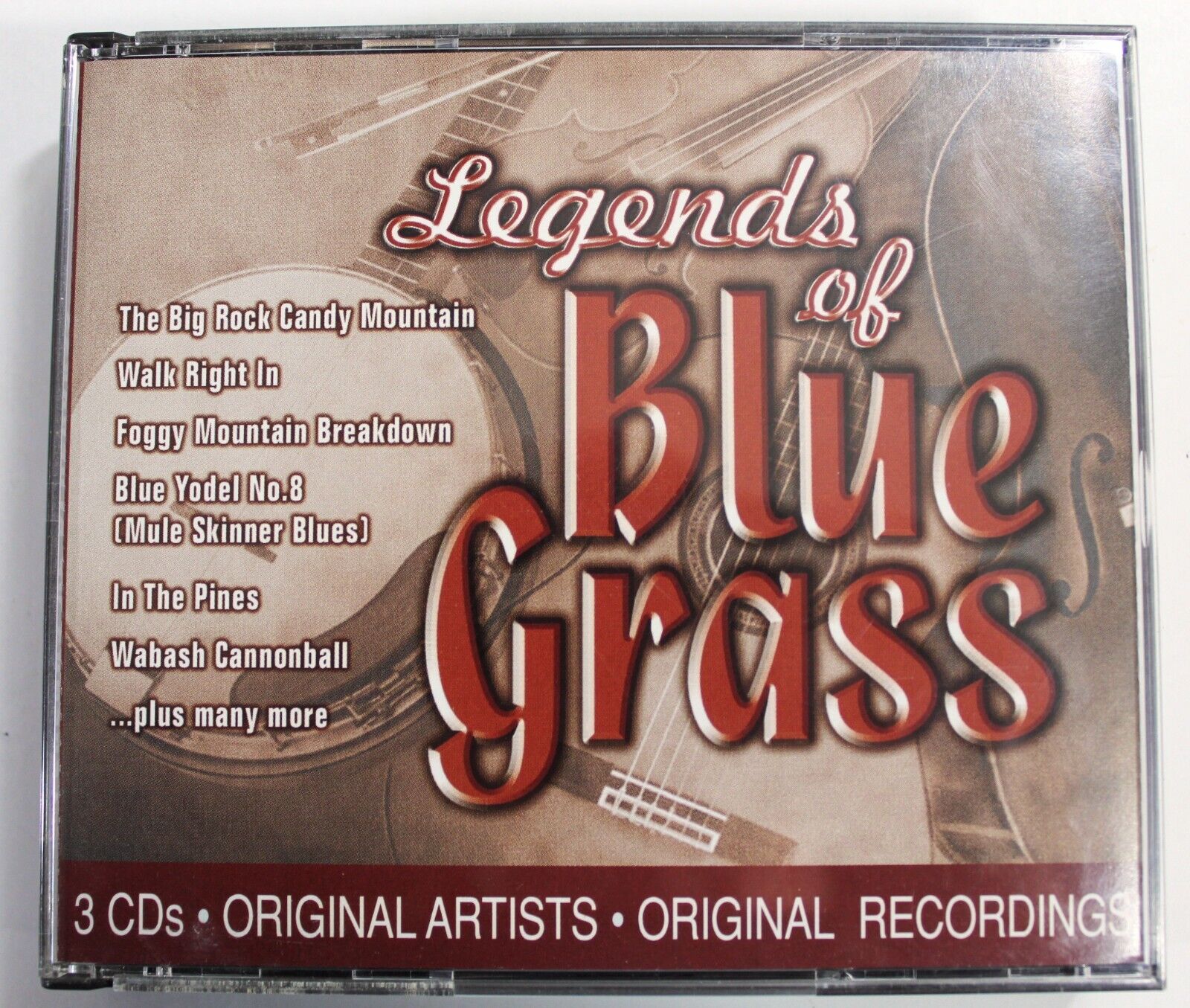 Legends Of Bluegrass Various Artists 3 Cds Bmg 30 Songs