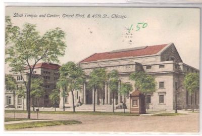 Judaica Old Postcard Jewish Synagogue Chicago ILL 1917 | eBay