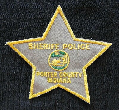 1960's "PORTER COUNTY INDIANA SHERIFF POLICE" VALPARAISO IN PATCH NOT ...