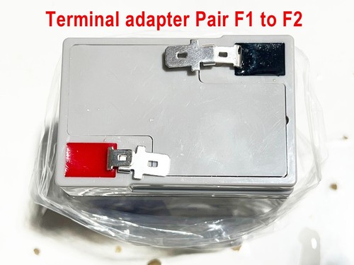 Pair SLA Battery Terminal Adapters F1 to F2 From small to big Faston ...