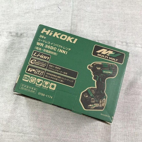 HIKOKI HITACHI WR36DC(NN) 36V 12.7mm 300Nm Brushless Impact Wrench Body ...