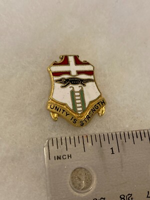 Authentic US Army 6th Infantry Regiment Unit DI DUI Crest Insignia 5D ...
