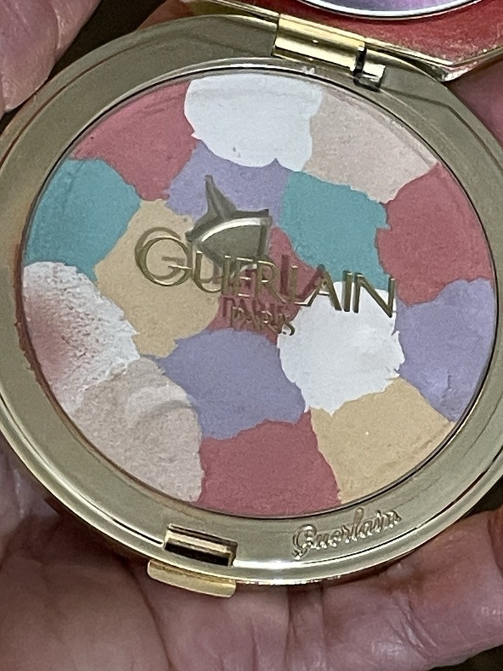 Vintage Guerlain Paris Les Meteorites Voyage Compact Powder and Pouch ...