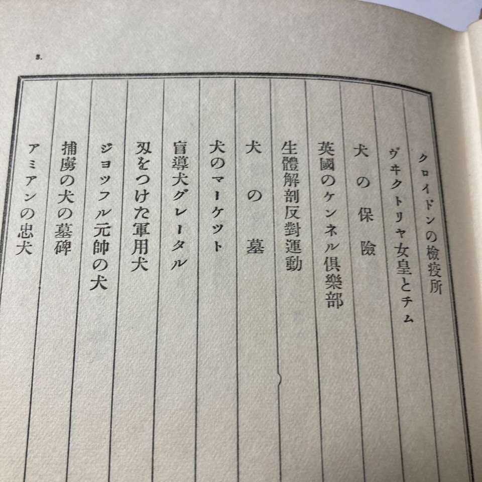 Sakae Nakane Dog Story Vintage Book, 1930s, Poor Condition, Japanese ...