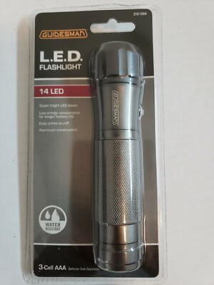 Guidesman 14 LED Aluminum Lightweight flashlight with Extra brightness ...