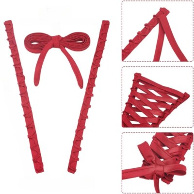 Wedding Dress Loops Adjustable Fit Satin Corset Kit Zipper Replacement ...