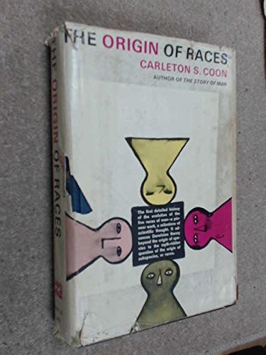 THE ORIGIN OF RACES By Carleton S. Coon - Hardcover *Excellent ...