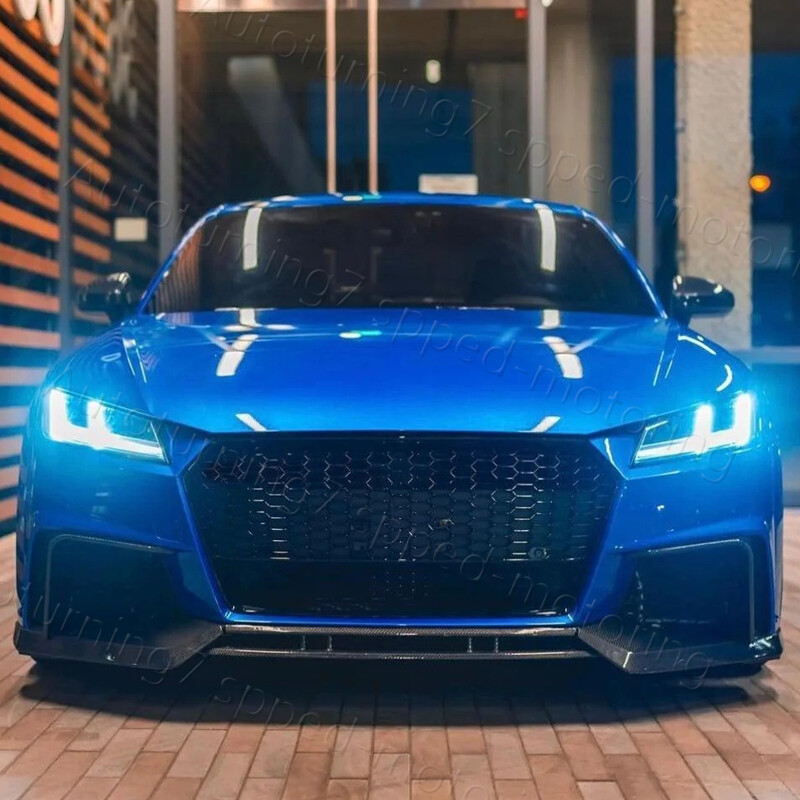 Fits Audi TT RS TTRS MK3 2016-18 Front Bumper Lip Splitters Bodykits ...