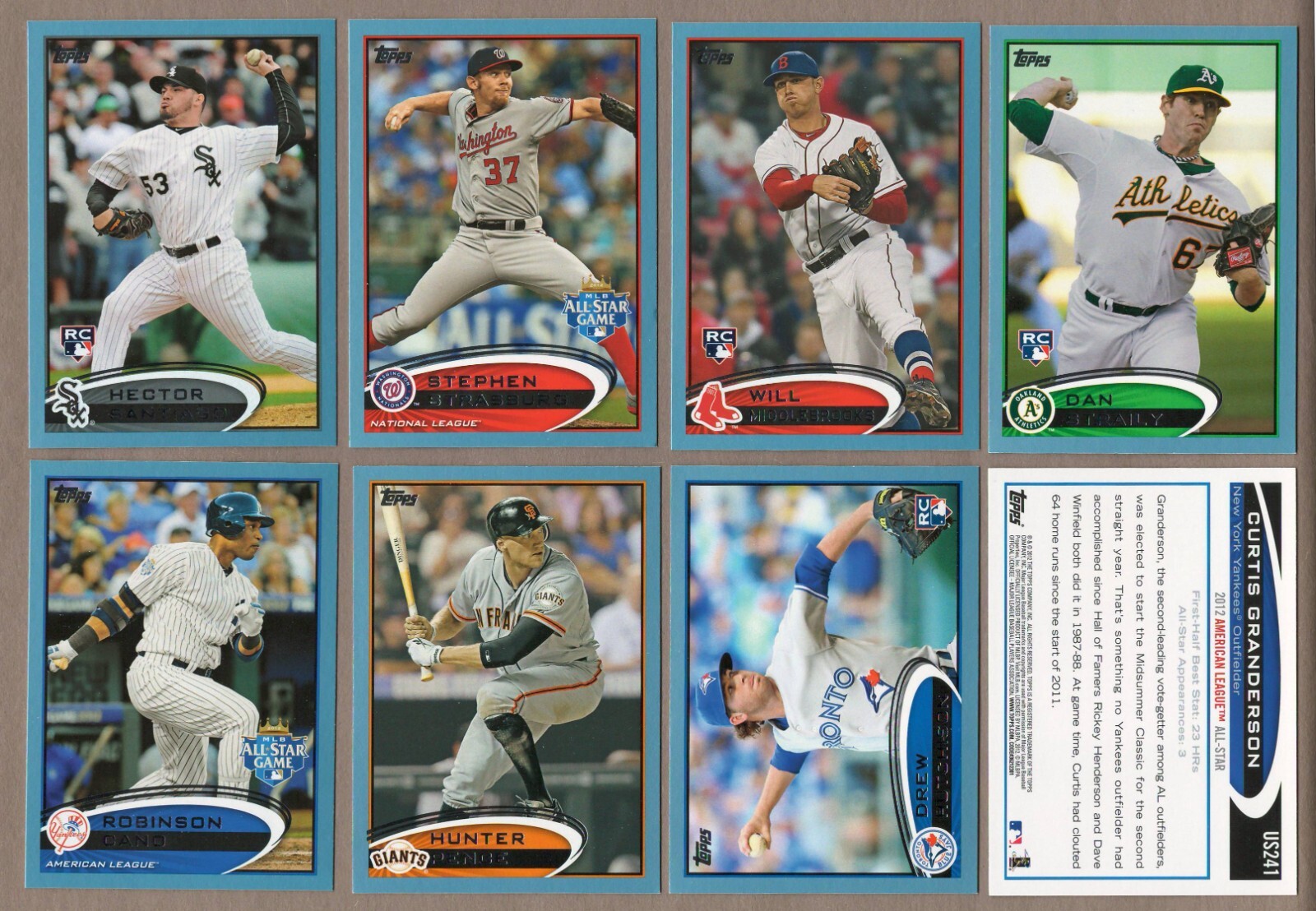 2012 Topps Update WAL-MART BLUE BORDER Parallel Single Cards Rookie ...
