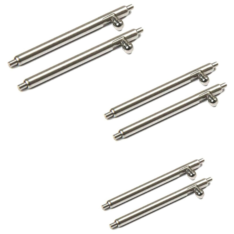 10Pcs Quick Release Spring Bars Stainless Steel Watch Band Strap Pin ...