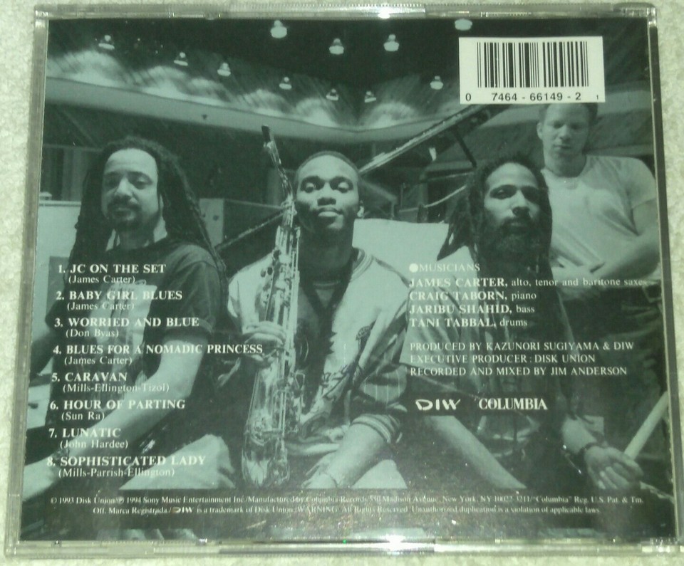 James Carter quartet JC on the set CD 74646614921| eBay