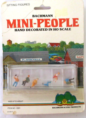 Bachmann Mini-People #3301 HO scale "Sitting Figures" | eBay