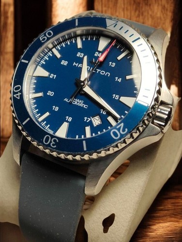 Hamilton Khaki Scuba Automatic 40mm Ceramic Bezel Dive Watch New | eBay