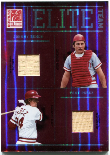 Cincinnati Reds Big Red Machine 2004 Donruss Elite Team Bat Card | eBay