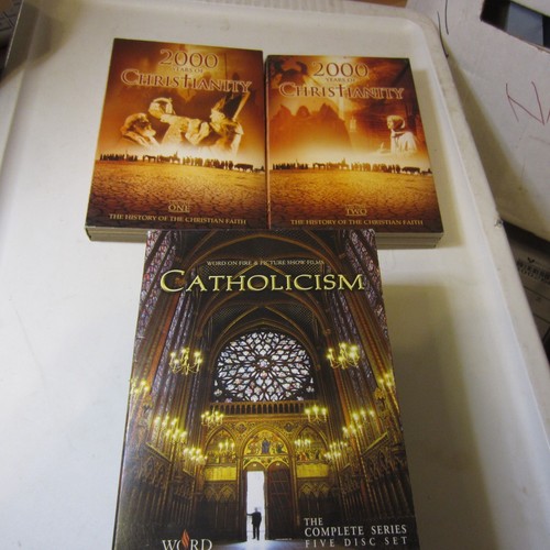 Catholicism 5 DVD Disc Set +Christianity Vol 1 &2 8 disc set 13 total ...