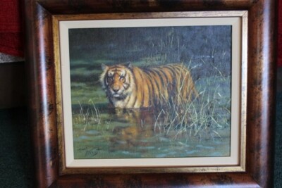 Tony Forrest Bengali Tiger Original Oil Painting Immaculate Condition ...