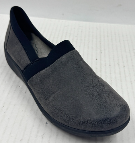 Clarks Sillian Blair Cloudsteppers Women's Loafers 8M Gray Casual Slip ...