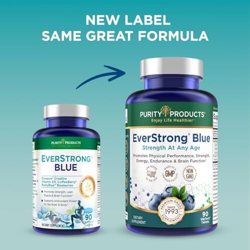 Purity Products EverStrong Blue Strength Building + Brain Boosting w ...