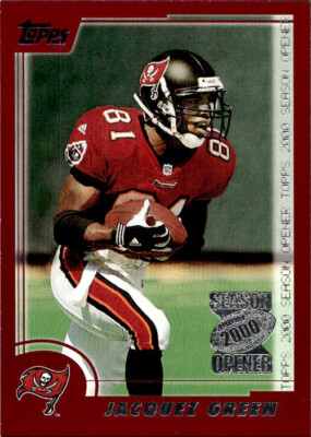 2000 Topps Season Opener Jacquez Green 4 Tampa Bay Buccaneers | eBay
