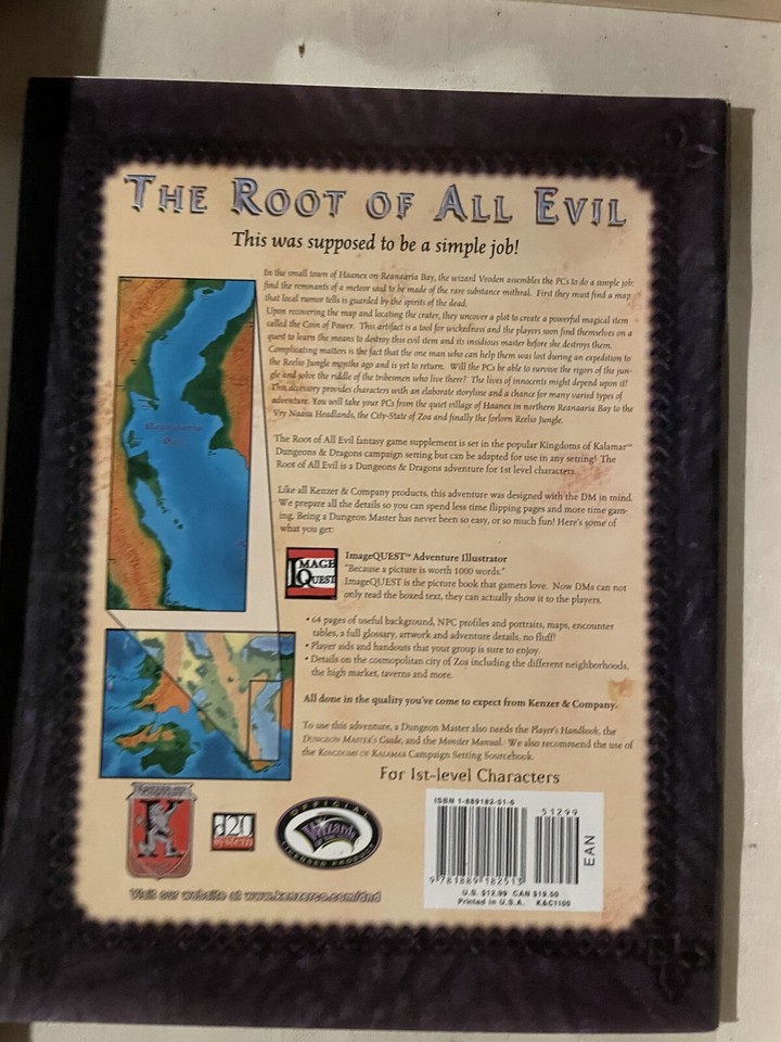 Kingdoms of Kalamar - The Root of All Evil - D&D D20 Dungeons Dragons K ...