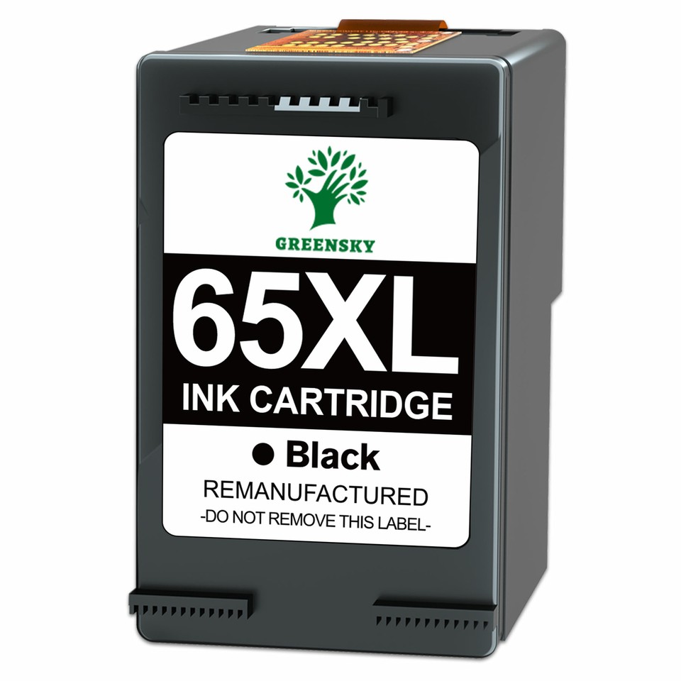 65 XL Black Ink Cartridge For HP Deskjet 2652 2655 3752 3755 ENVY 5032 ...