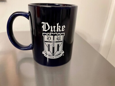 Duke University Coffee Mug Cup Cobalt Blue White Shield - North ...