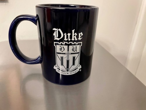 Duke University Coffee Mug Cup Cobalt Blue White Shield - North ...