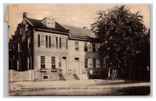 James Filmore James Lawrence Birthplace Burlington New Jersey NJ ...