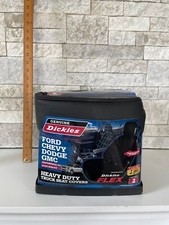 Genuine Dickies 43261WDI 2 Piece Premium Luxury Car Seat Covers Black ...