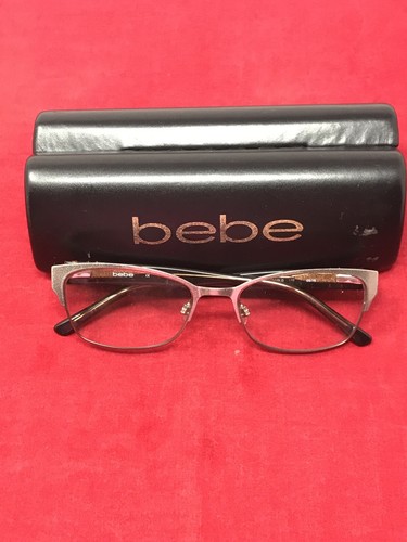 BEBE PARTY GIRL BB5111 EMBELLISHED EYEGLASSES FRAMES ROSE GOLD 53-17 ...
