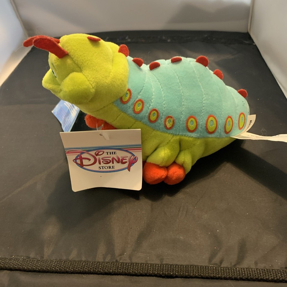 Disney Store A Bug's Life HEIMLICH Caterpillar 9”Plush Stuffed Animal ...