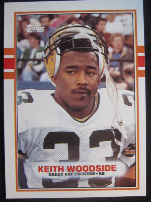 Keith Woodside Green Bay Packers 1989 TOPPS NFL #375 | eBay
